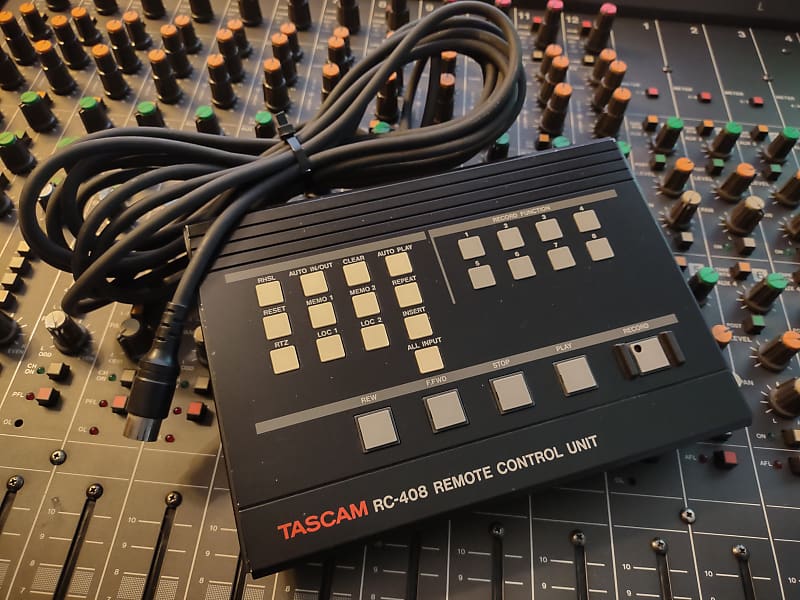Tascam RC-408 Wired Remote Control for Tascam TSR-8 reel to | Reverb