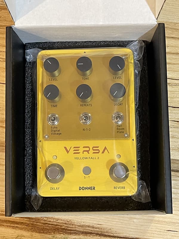 Donner Yellow Fall 2 Stereo Reverb and Delay 2024 | Reverb