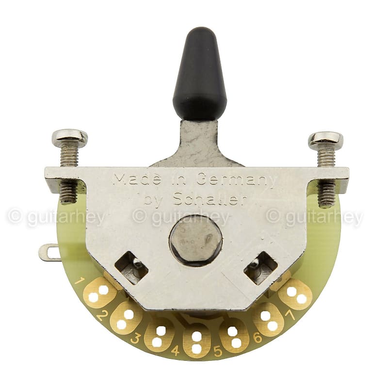 NEW Schaller 5-Way Megaswitch Model E For Advanced Pickup | Reverb UK