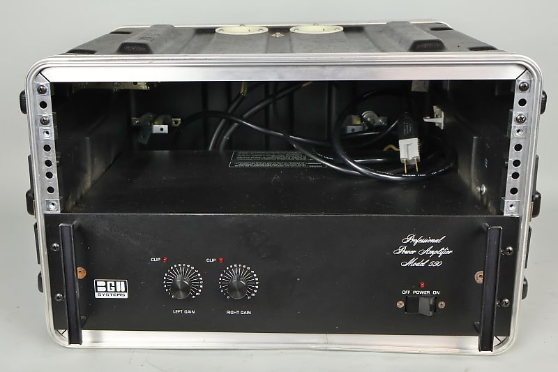 BGW Model 550 Professional Power Amplifier w/ SKB Road Case | Reverb