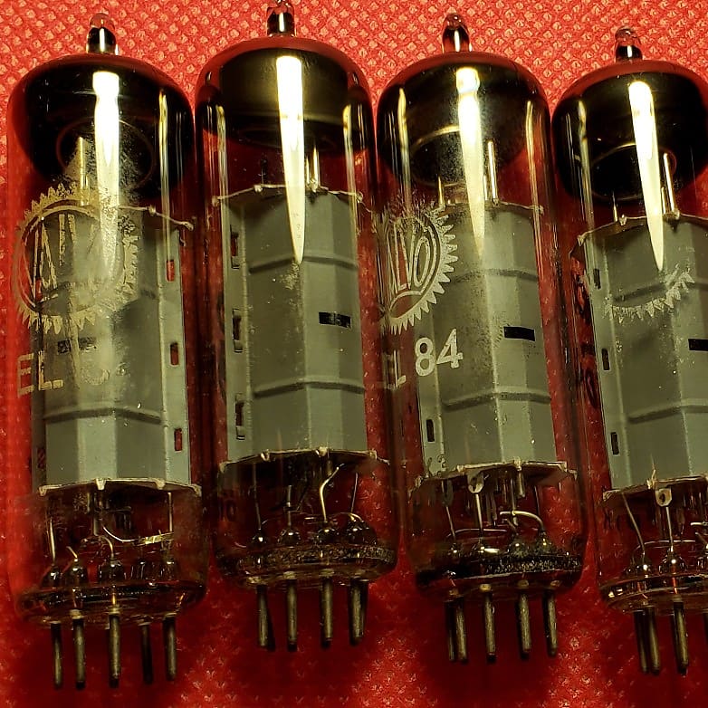 Valvo El84 1961 Matched Quad. | Reverb