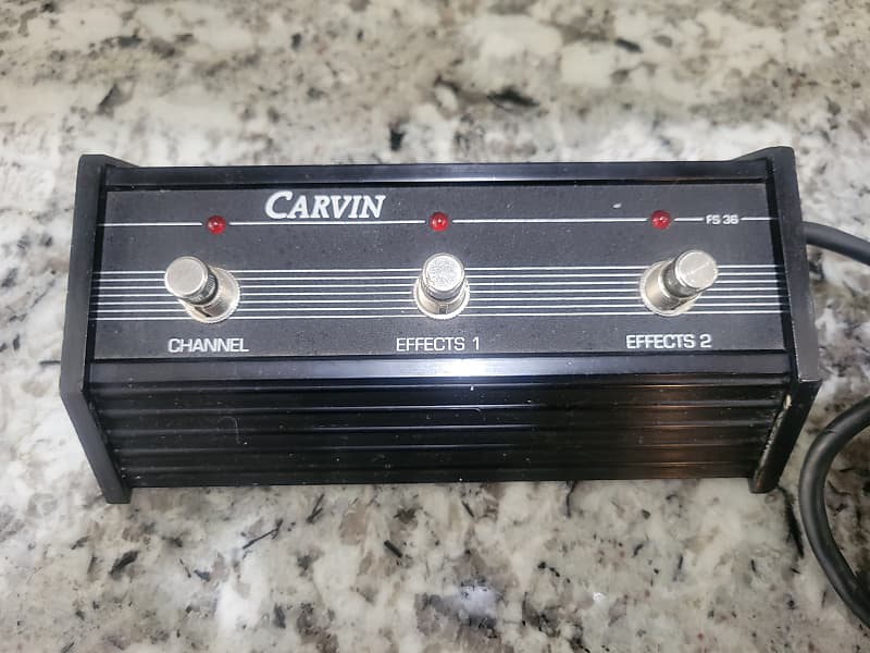 Carvin FS36 3-Button Footswitch For Vintage X60B and X100B | Reverb
