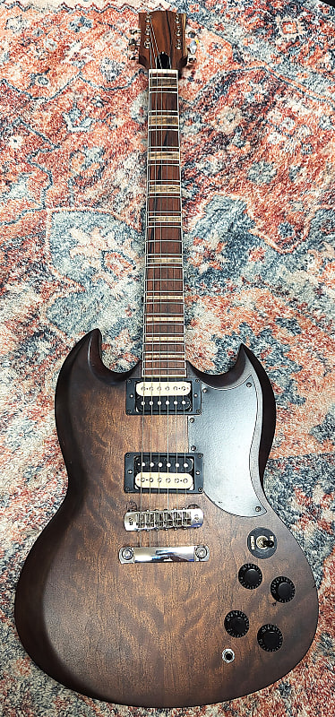 2024 Custom SG Husk Restoration - Satin Brown Burst | Reverb Canada