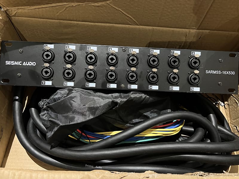 Seismic Audio SARMSS-16x530 - 16 Channel XLR TRS Combo | Reverb