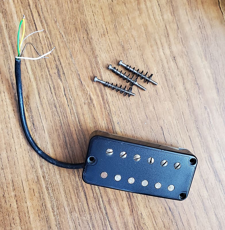 1980s Fender Esprit Schaller Humbucker Bridge Pickup 4 wire | Reverb
