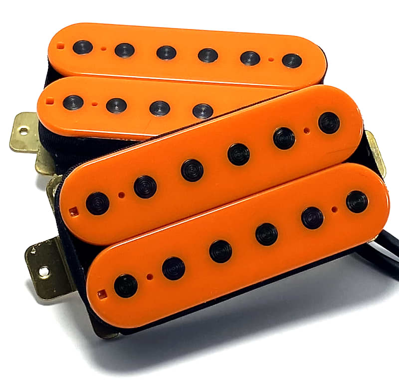 Dragonfire Shadow Bucker Pickup Set, Hot Passive Dark Pole | Reverb