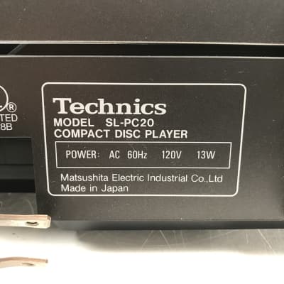 Technics SL-PC20 1989 Top Load Multi Compact 5 Disc CD Player | Reverb