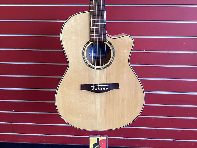 Seagull Performer CW Folk HG QIT Acoustic Electric Guitar | Reverb