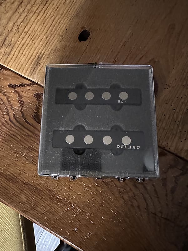Delano jazz bass pickups JMVC 4 FE/M2 2010s - black | Reverb