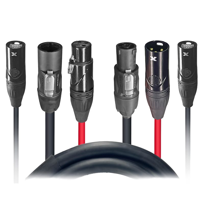 ProX 5 ft Extension Power Snake Cable 12 awg Cat 6 RJ45 - XLR | Reverb