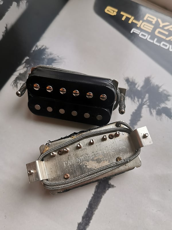 Gibson Tim Shaw PAF Humbuckers 1986 Black | Reverb