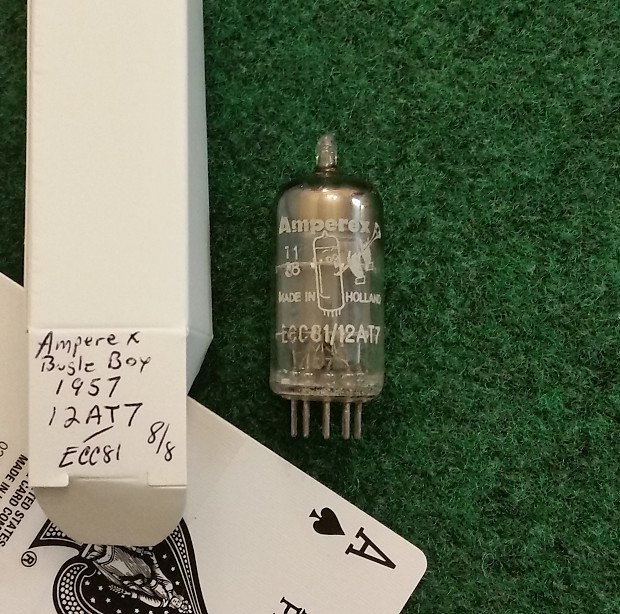 Rare Vintage 1957/8 Amperex Bugle Boy 12AT7 / ECC81 Preamp | Reverb