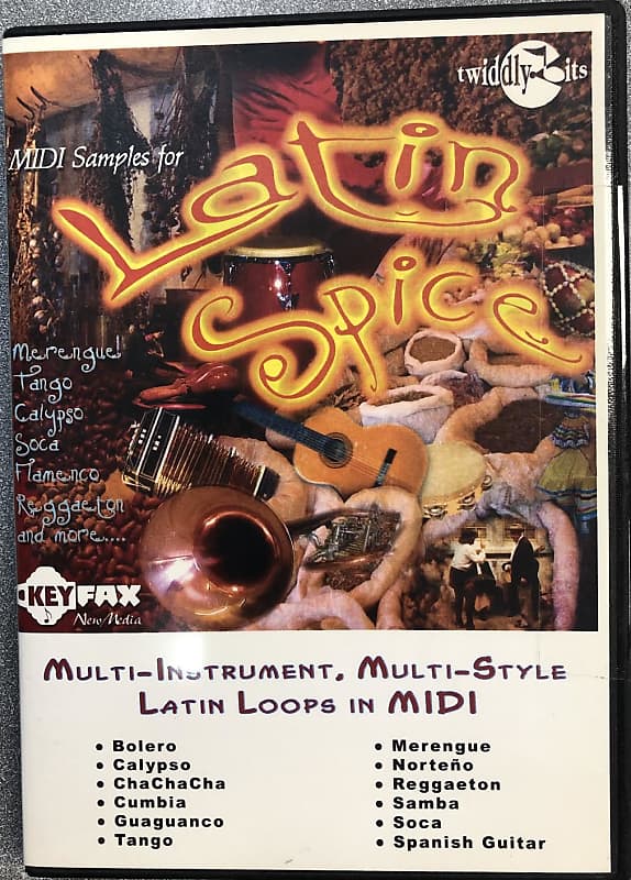 Keyfax Latin Spice Multi Instrument Multi Style Latin Loops | Reverb