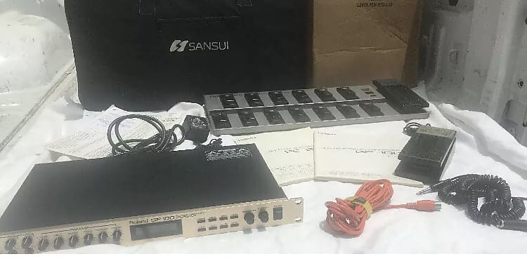 Roland Bundle: GP-100 digital preamp multi-effects FC-200 | Reverb