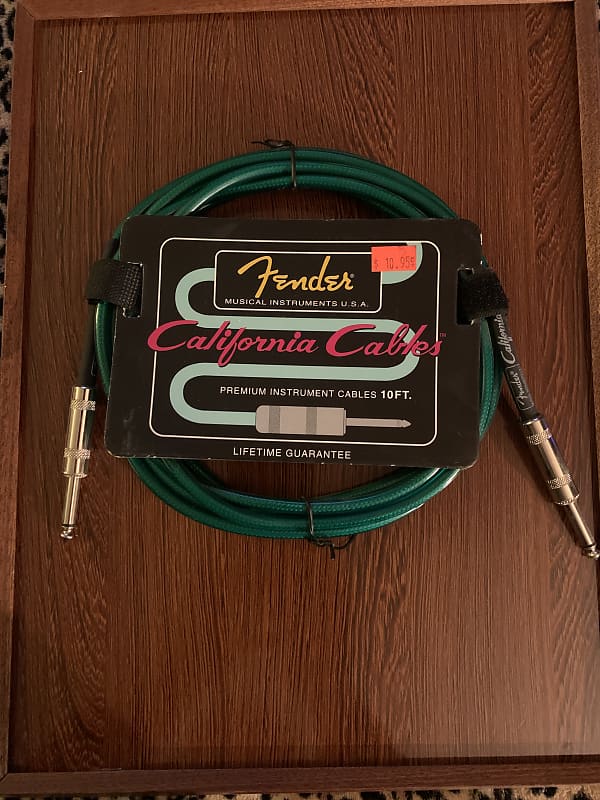 Fender California Cables Surf Green | Reverb
