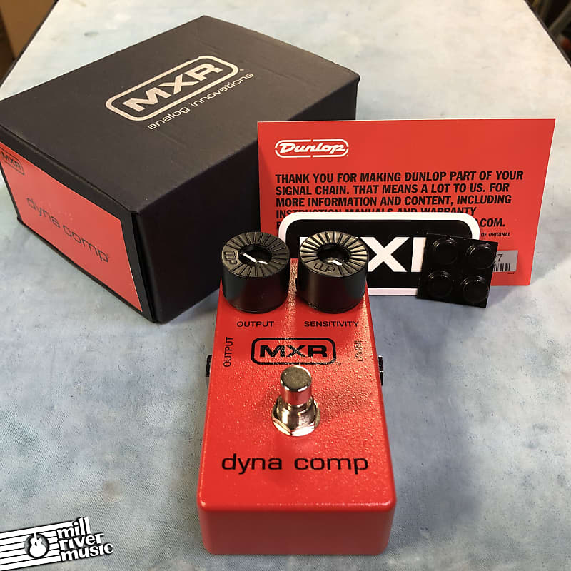 MXR M102 Dyna Comp Block Logo Compressor Effects Pedal w/ Box | Reverb