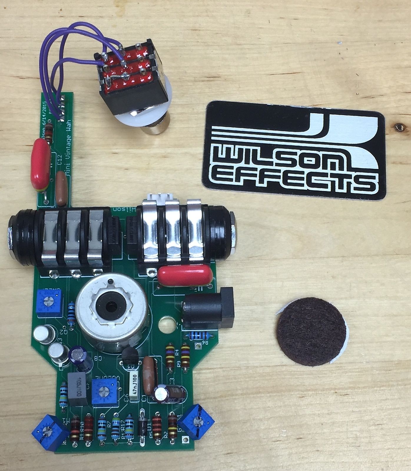 Wilson Effects Vintage Wilson Mini Wah Drop In Kit | Reverb