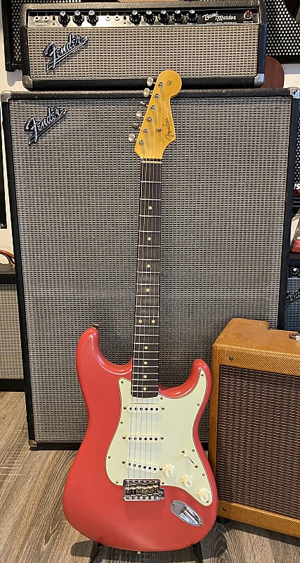Fender Custom Shop Limited Edition 62/63 2021 Soft Fiesta Red | Reverb