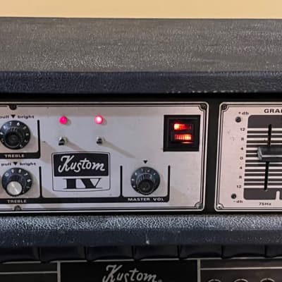 Kustom Vintage Kustom IV Bass Amp Head - Black | Reverb