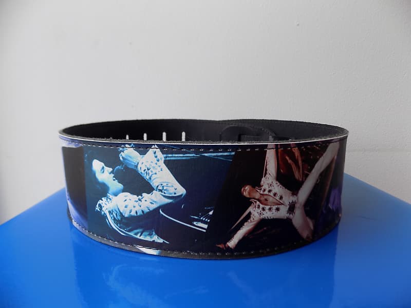 Perri's P25EPV-8264 Official Elvis Leather Guitar Strap | Reverb