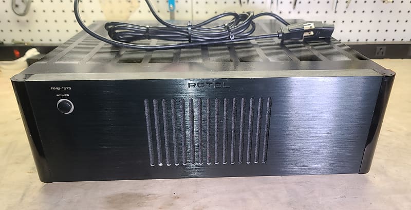 Rotel RMB-1575 5x500 watt amplifier. 2009-2016 - Black | Reverb