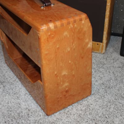Custom Fender Princeton Reverb CABINET in Curly Maple | Reverb
