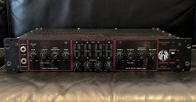SWR SM-400 (1990) 400 watt tube bass head (testata da basso) | Reverb