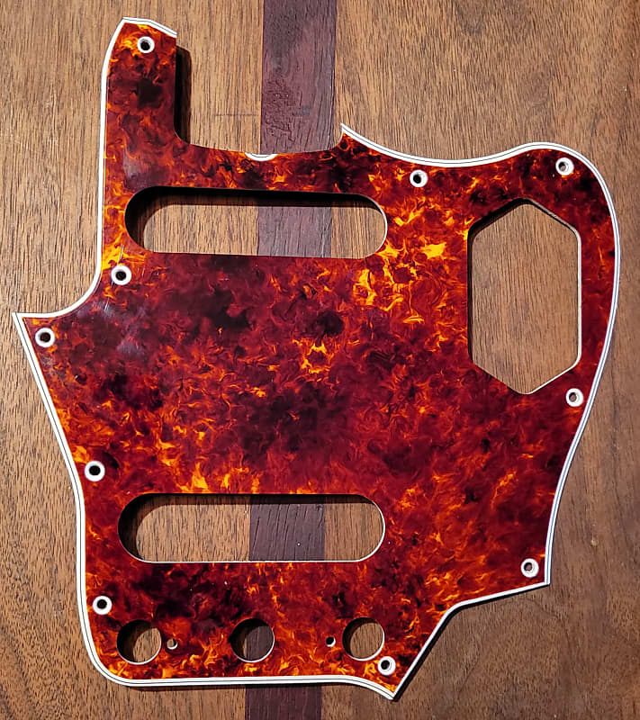 Spitfire Vintage Tortoise Jaguar Pickguard | Reverb