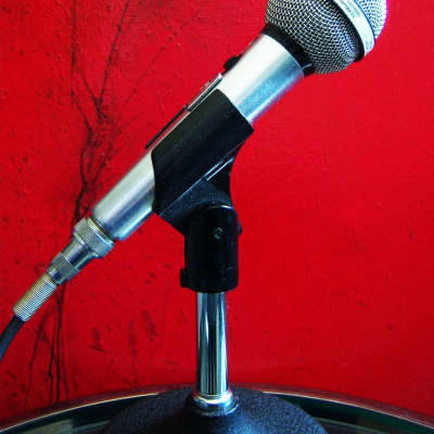 Vintage 1970's Shure 585SA dynamic microphone harp Satin | Reverb