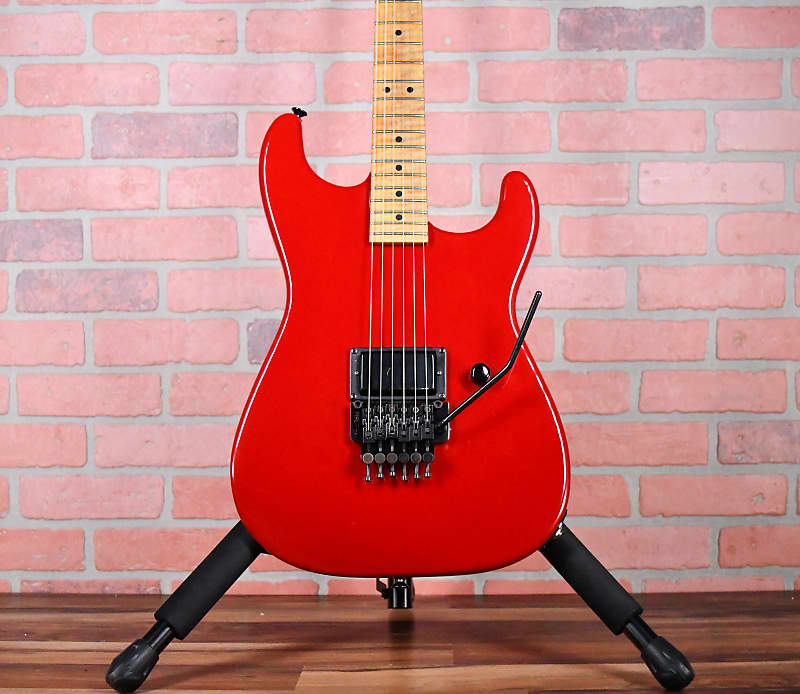 Jackson USA San Dimas Single Hum 1986 Red w/OHSC | Reverb