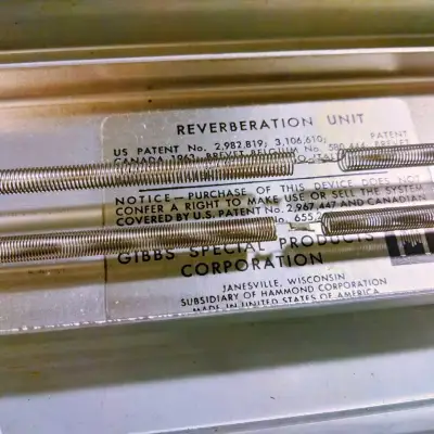 Gibbs/ Hammond 1963 Fender 6G15 Reverb Tank / Pan 1963 F | Reverb