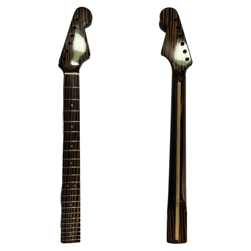 RR Zebrawood 1 piece Neck with Gloss Finish | Reverb