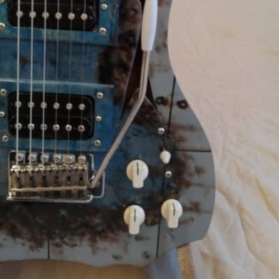 TAZ "Rusted Axe" Electric Guitar 2024 - Blue | Reverb