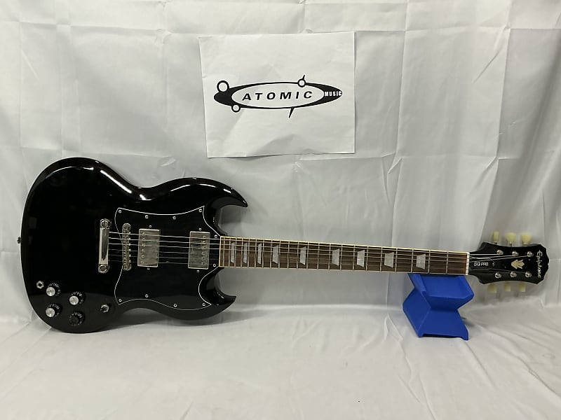 Epiphone SG-PRO Electric Guitar- Black | Reverb