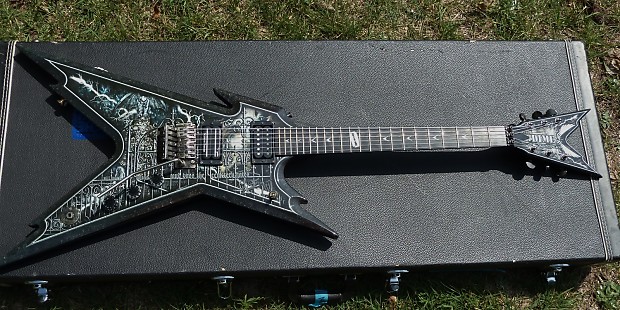 Dean Dime Razorback Floyd Rose Set Neck Cemetery Gates | Reverb