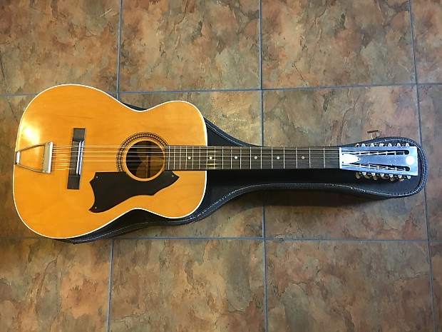 Harmony Stella 12 String Acoustic Guitar Vintage Model 319 w/ | Reverb Harmony Stella 12 String Acoustic Guitar Vintage Model 319 w/ | Reverb