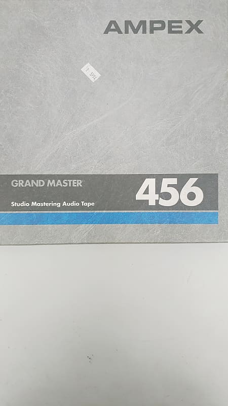 New Old Stock - AMPEX 456 Grand Master 1/4" x 2500' - 10.5" | Reverb
