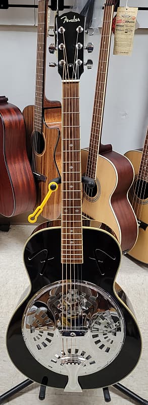 Fender FR-50 Resonator Guitar 2001 Black | Reverb
