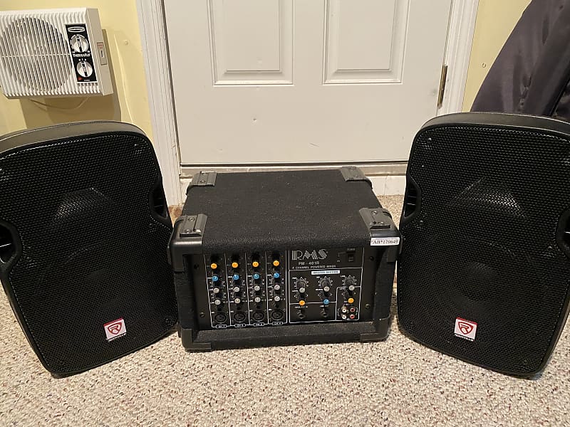 RMS Rockville PA head and cabinets system | Reverb