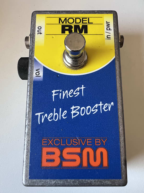 BSM Model RM Finest Treble Booster 1993+ | Reverb