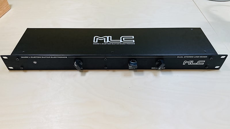 MLC Mark L Custom Dual Stereo Line Mixer 2020 Black MINT | Reverb