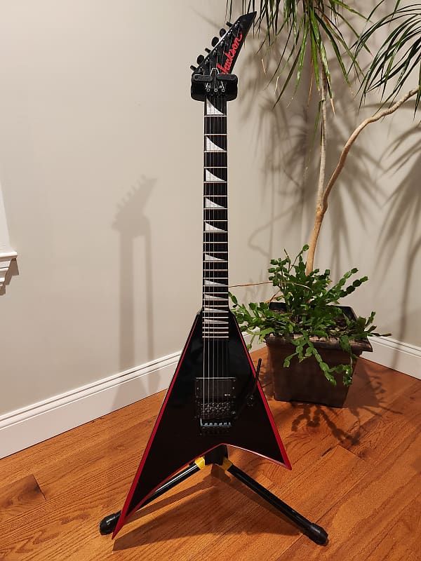 Jackson RR24 2011 Japanese Model - Black w/ Red Bevels | Reverb