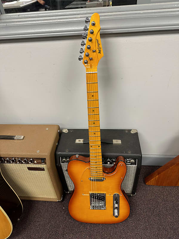 Minty Leo Jaymz Honey Burst Tele | Reverb