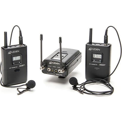 Azden 330LT UHF On-Camera Dual Bodypack System … | Reverb