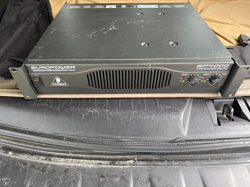 Behringer Ep 4000 power amplifier - Grey | Reverb