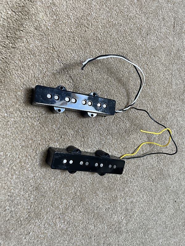 Fender Jazz bass pickup set - Black | Reverb UK