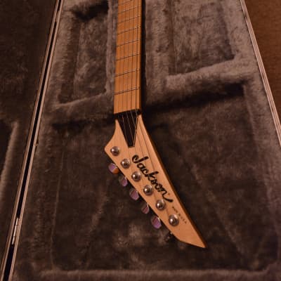 USA Jackson RARE Reverse Headstock No Inlay Maple Fretboard | Reverb