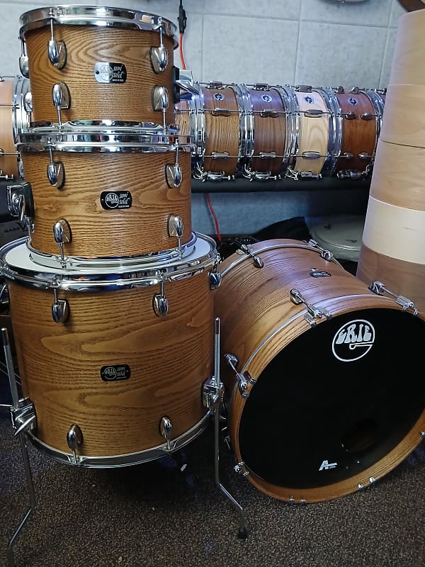 Sassafras semi solid steambent drum set kit by Erie drums and | Reverb