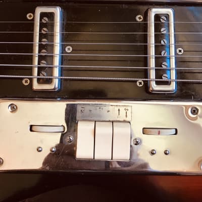 Vintage 1964 Teisco VN-2 Baritone Sunburst Guitar | Reverb