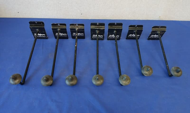 Lot of Seven Zildjian Slat Wall Cymbal Holders Store | Reverb UK